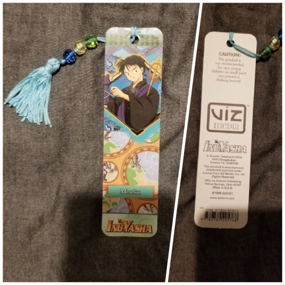 Other | Final Markdowninuyasha Miroku Bookmark | Poshmark